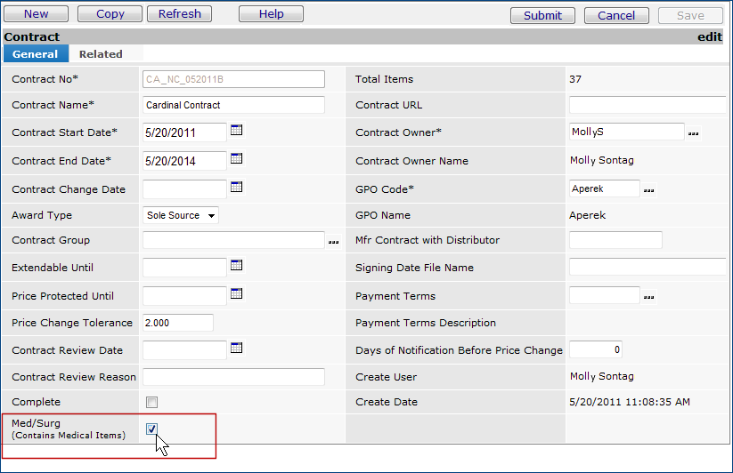 Create Requisitions for Pulse Cases
